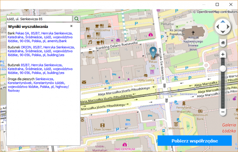 Mapa ArCADii - ArCADia-TERMOCAD